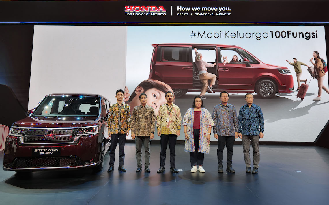 Honda Hadirkan STEP WGN e:HEV, Upper MPV :: Honda Indonesia